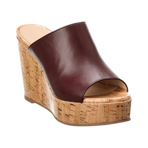 Stuart Weitzman | Shoes | Stuart Weitzman Margarite Leather Wedge ...
